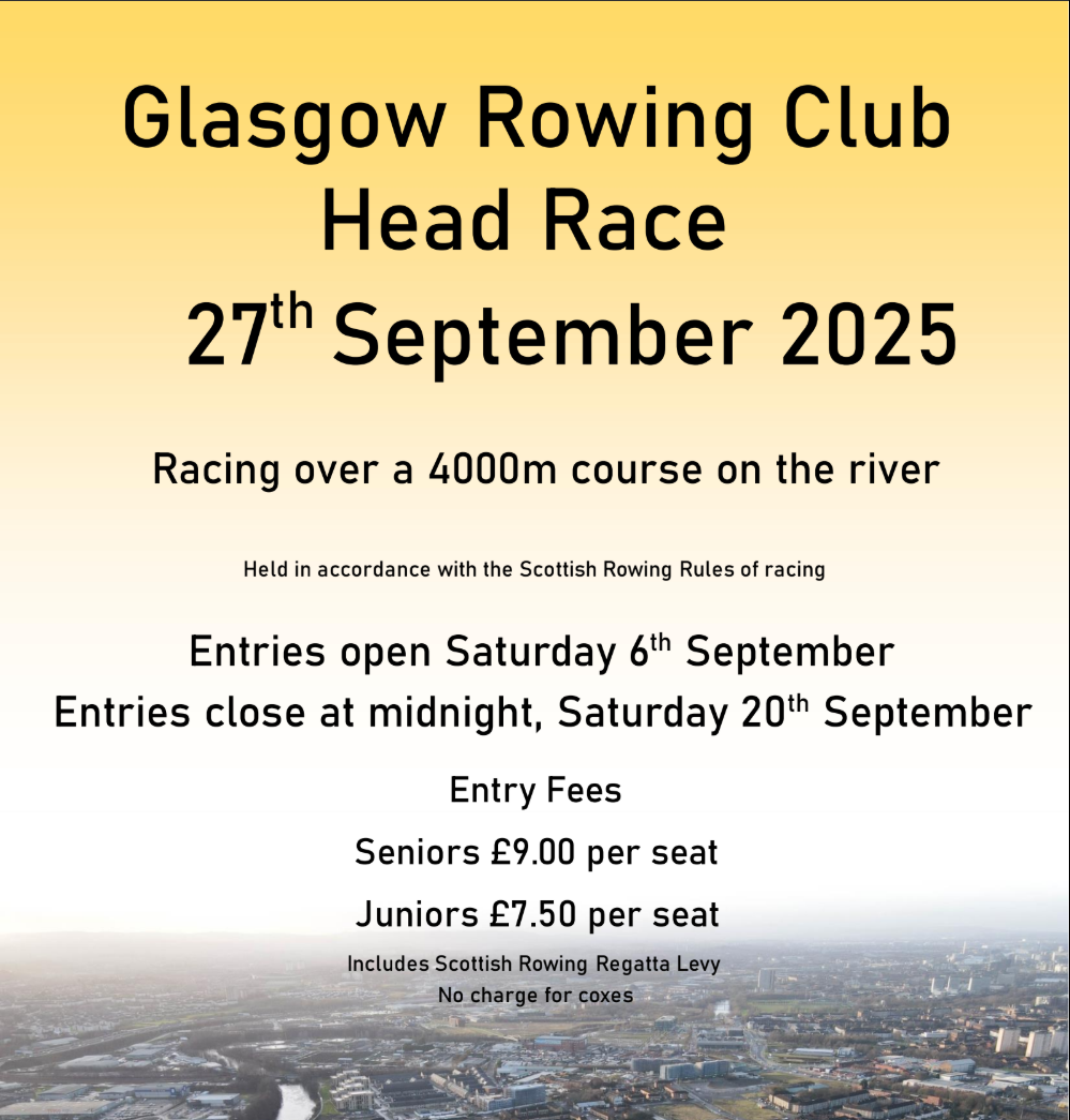 Glasgow Rowing Club | GRC Head of the River race